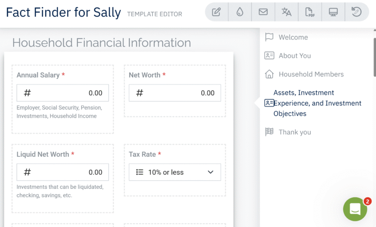 Fact Finder | Client Data Collection | PreciseFP